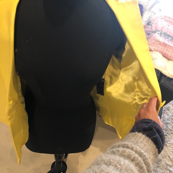 colebrook classics | Jackets & Coats | Vintage Pastel Yellow Leather ...